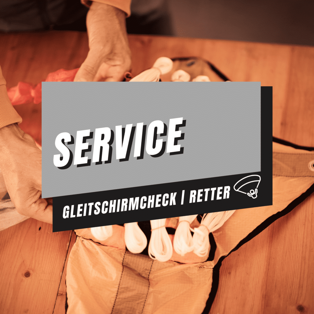 Gleitschirm Check und Retter Packen | Gleitschirm Service